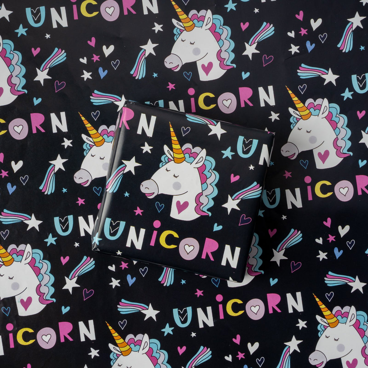 Unicorn Gift Wrapping Paper Flat Sheet 6pcs/ Pack – WrapaholicGifts