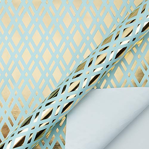 Wrapaholic Gold Foil Diamond Design Gift Wrapping Paper Roll – WRAPAHOLIC