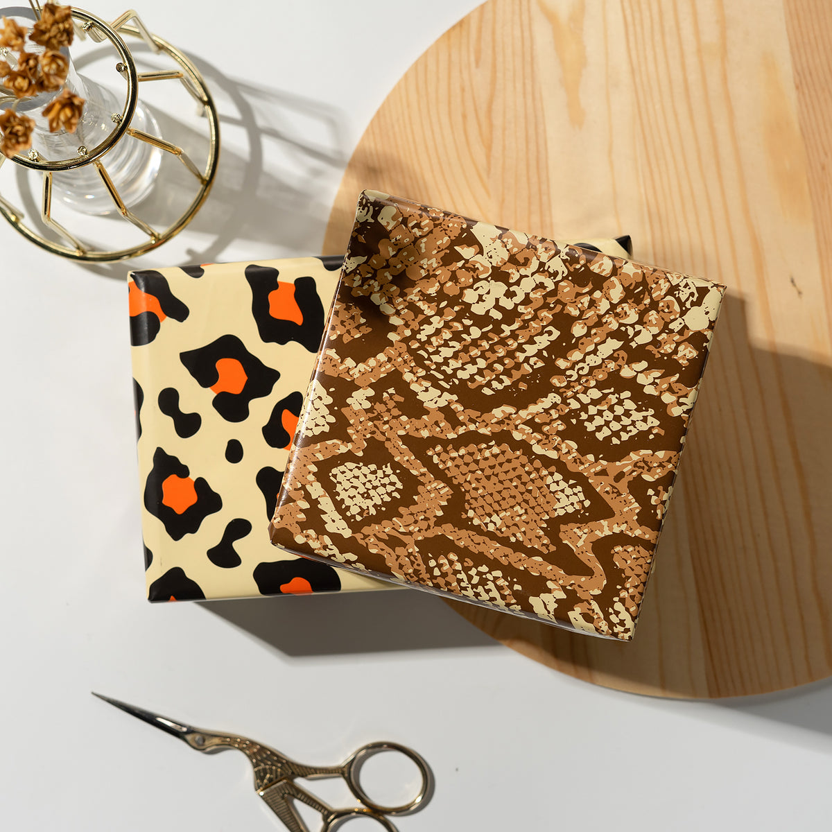 Animal Fur Gift Wrap Paper Flat Sheet 6pcs/Roll – WRAPAHOLIC