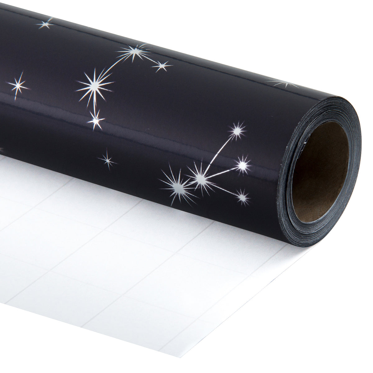 Wrapaholic Navy with Silver Constellation Print Gift Wrapping Paper Ro ...