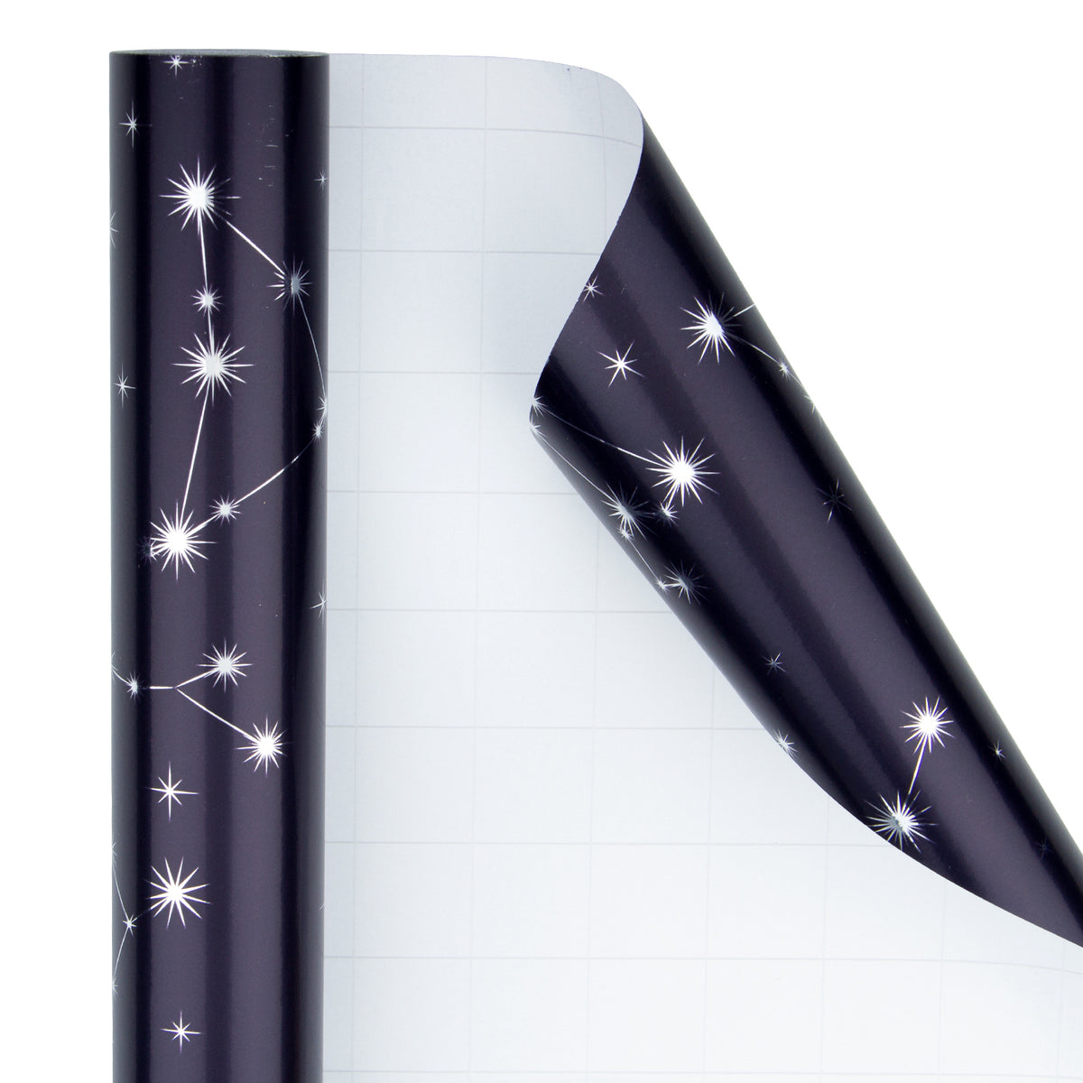 Wrapaholic Navy with Silver Constellation Print Gift Wrapping Paper Ro ...