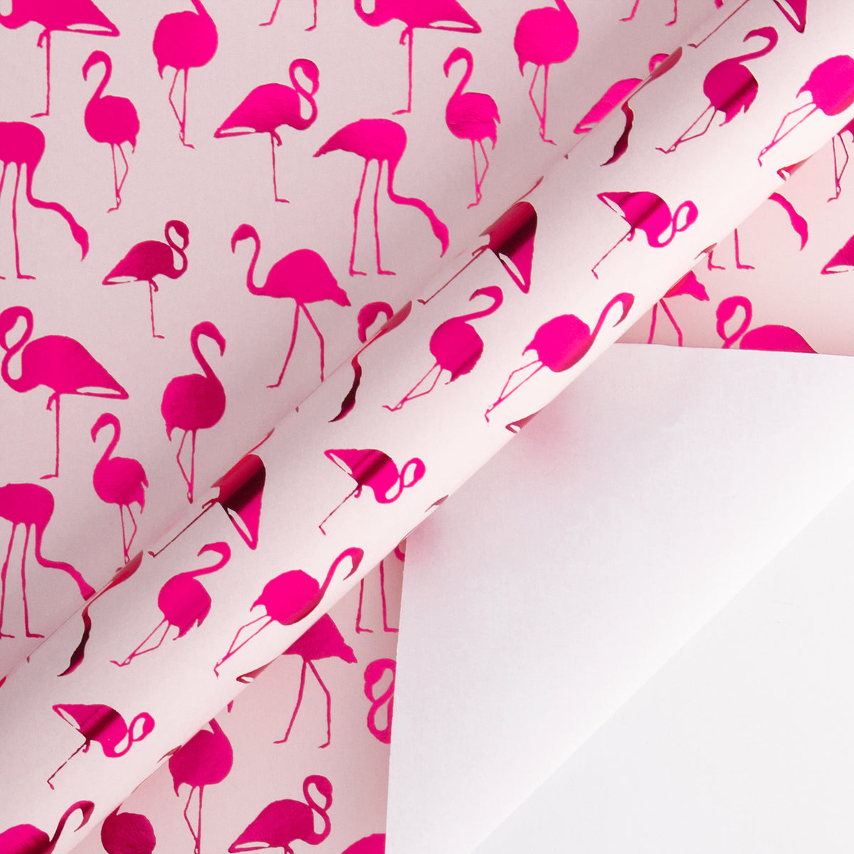 Wrapaholic Pink with Fuschia Foil Flamingo Gift Wrapping Paper Roll ...
