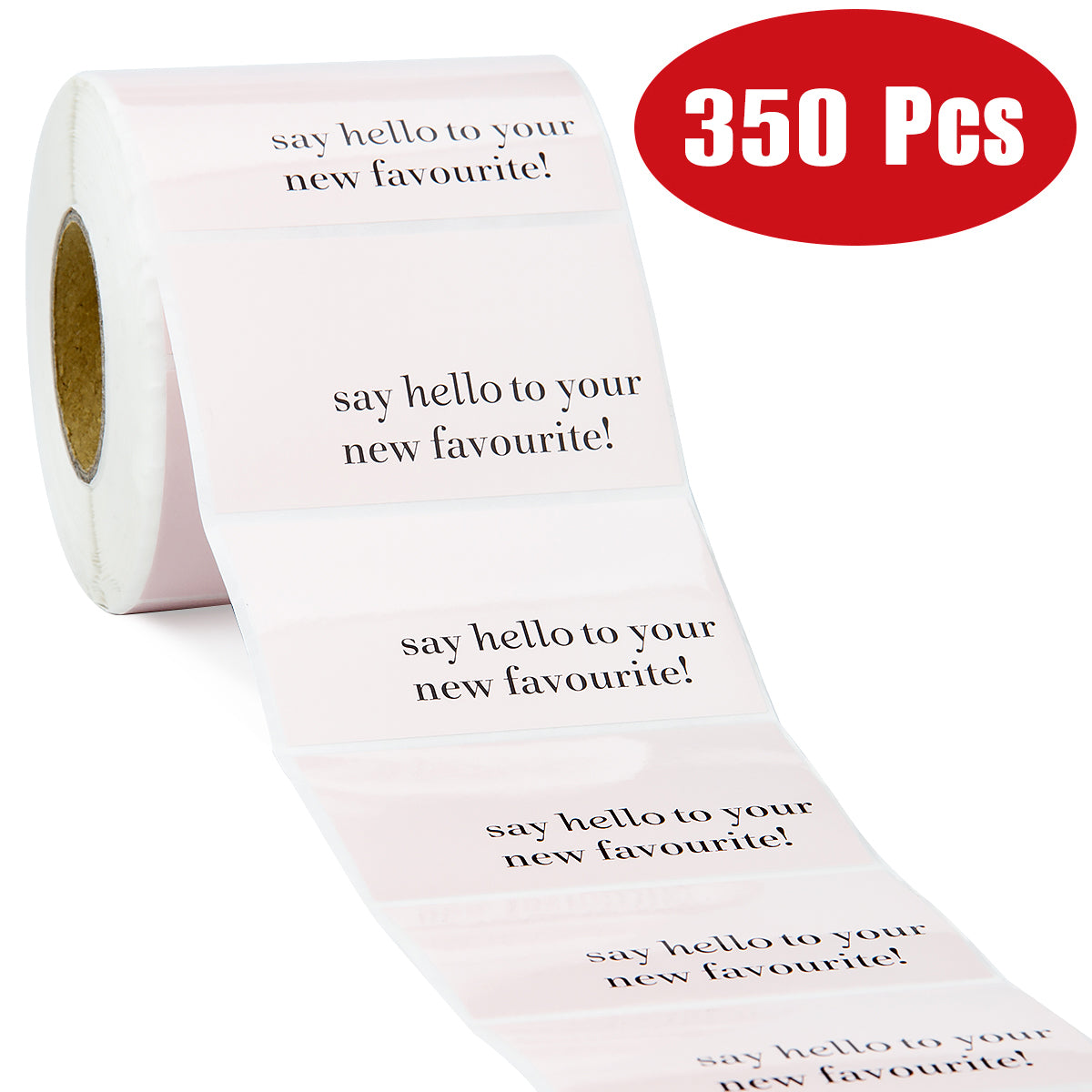 500ct Say Hello to Your New Favourite Stickers Pink – WRAPAHOLIC