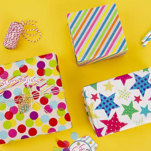Tissue Paper Happy Birthday assort 24 Sheets – WRAPAHOLIC
